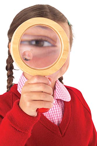 TickiT-72225 Wooden Hand Lens - Magnifying Lens for Toddlers & Children - Wooden Magnifier