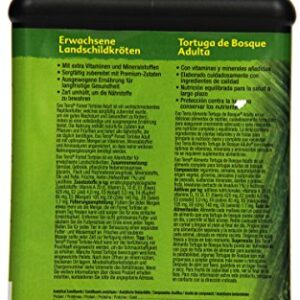 Exo Terra Forest Tortoise Food, Soft Pellets for Reptiles, Adult, 20.8 Oz., PT3226