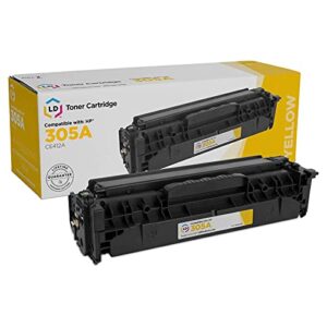 LD Products Remanufactured Toner Cartridge Replacement for HP 305A CE412A (Yellow) HP305A HP Laserjet & Laserjet Pro: 300 Color MFP M375nw, 400 Color M451dn, HP Laserjet Pro 400 Color M475dn, M475dw