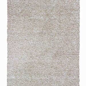 Kas 1580 Bliss 7' 6" by 9' 6" Hand-Woven Rug, Ivory Heather