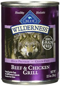 blue buffalo blue wilderness adult recipe - beef & chicken, 12.5 oz