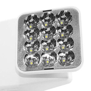 LFI Lights - UL Certified - Hardwired LED Standard Emergency Light - Square Head - EL2WBB