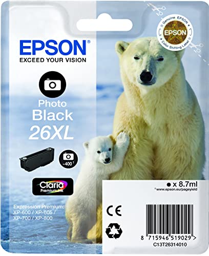 EPSON NO.26XL Ink CART HY Photo BLK