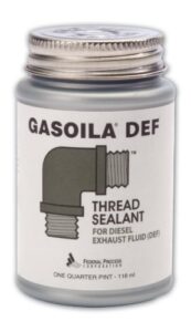 gasoila de04 def diesel exhaust thread sealant, 1/4 pint brush