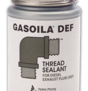 Gasoila DE04 DEF Diesel Exhaust Thread Sealant, 1/4 Pint Brush