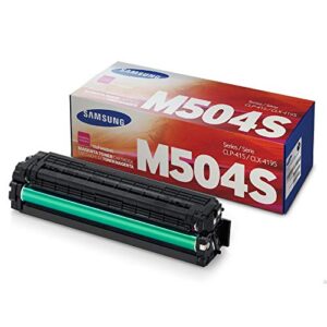 hp samsung clt-m504s toner cartridge magenta for l-c1810w, c1860fw, clx-4195n, 4195fn, 4195fw, clp-415n, 415nw