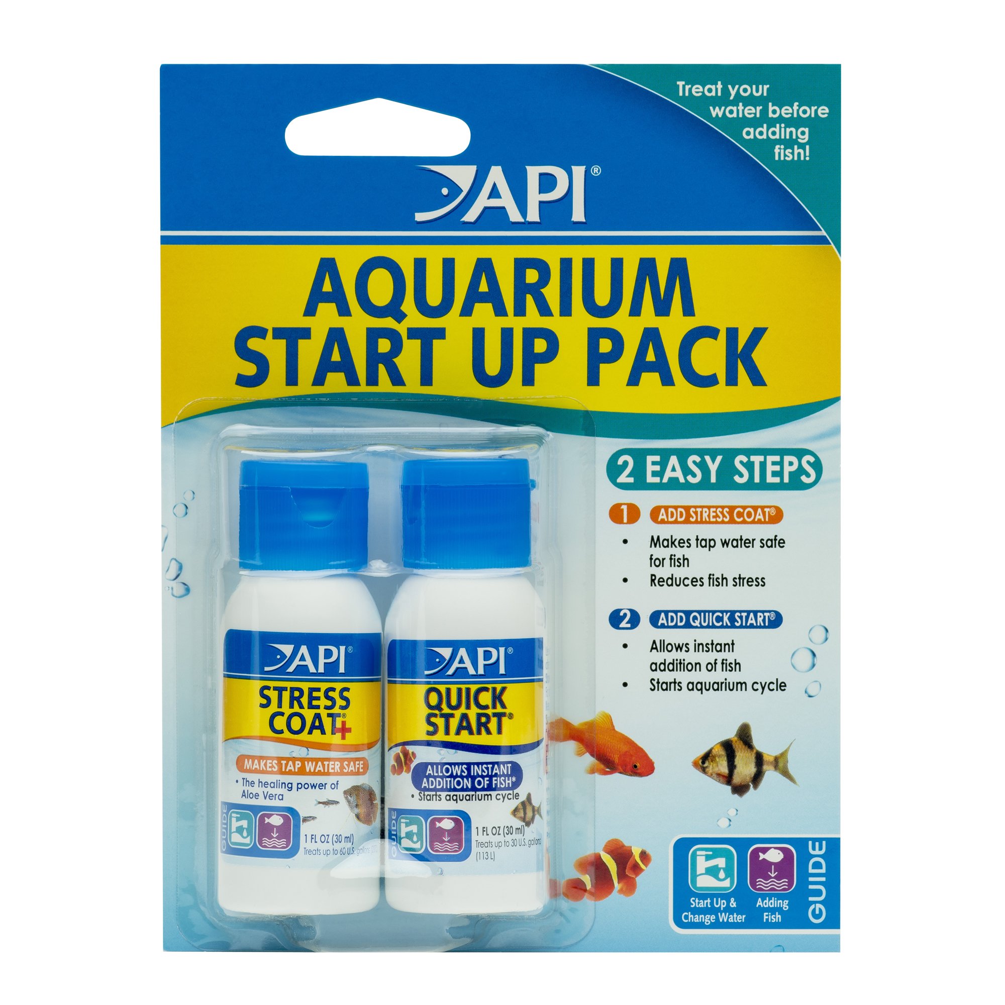 API Aquarium Start UP Pack Water Conditioner 1.25-Ounce Bottle 2-Pack