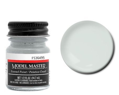 Testor Corp. Light Gray Enamel Paint .5 oz bottle FS36495