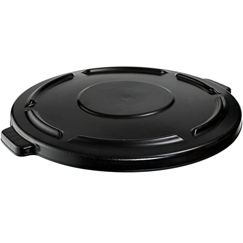 Rubbermaid Commercial 264560Bla Vented Round Brute Lid 24 1/2 X 1 1/2 Black