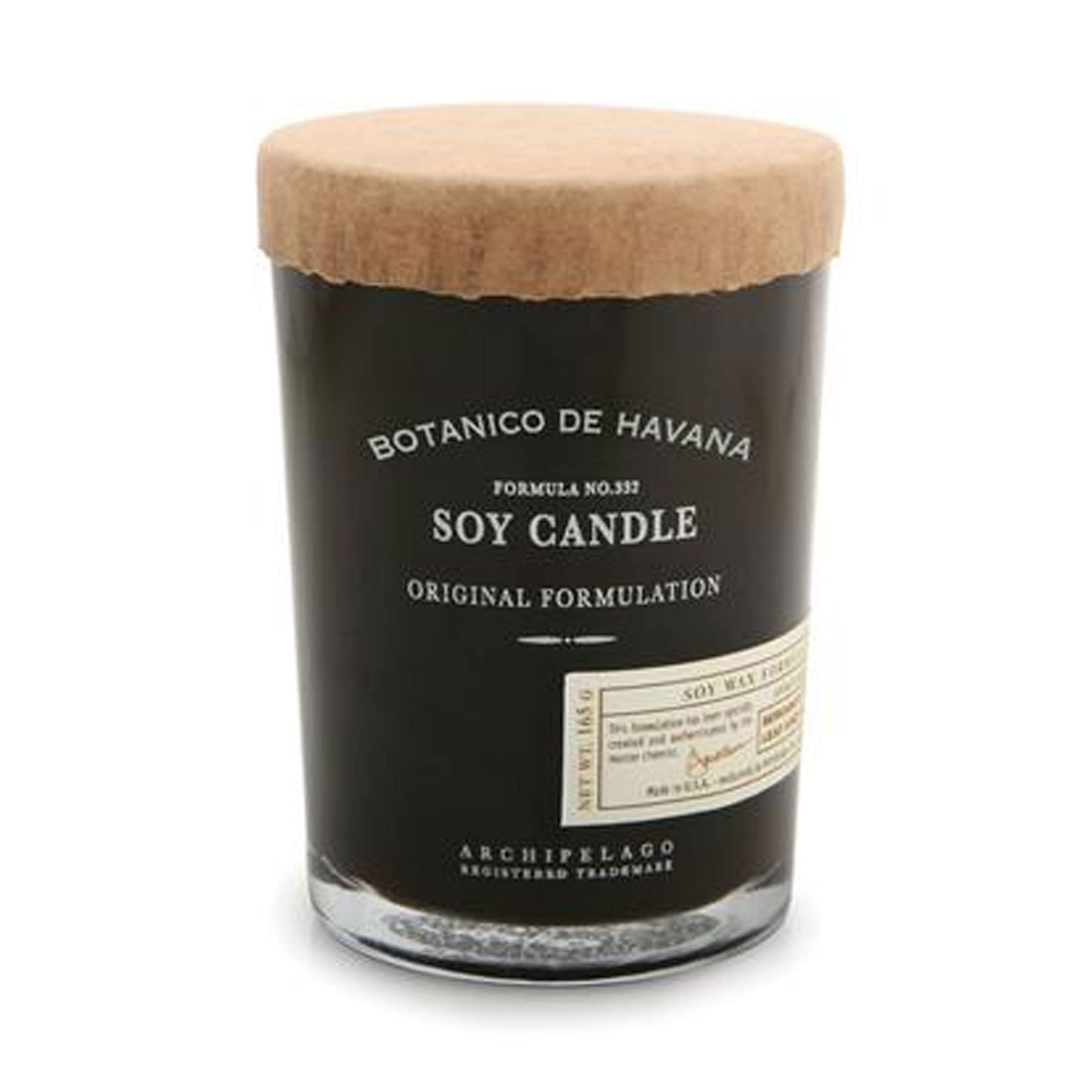 Archipelago Botanicals Botanico de Havana Soy Candle | Luxury Candle Hand-Poured with Premium Soy Wax Blend | Burns 55 Hours (5.8 oz)