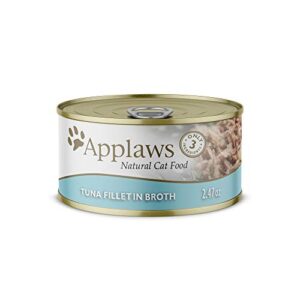 applaws cat tin 2.4oz tuna fillet - 24 pack