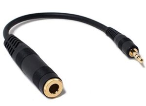 sennheiser genuine adapter cable female 1/4" 6.3mm to male 1/8" 3.5mm plug for headphones