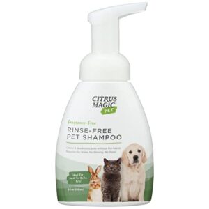 citrus magic pet foaming pet cleanser, 8-fluid ounce