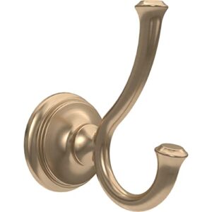 delta cassidy-towel hook, champagne bronze, bathroom accessories, 79735-cz 4.250;l x 2.650w x 6.125h inches