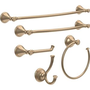 DELTA Cassidy-Towel Hook, Champagne Bronze, Bathroom Accessories, 79735-CZ 4.250;L x 2.650W x 6.125H Inches