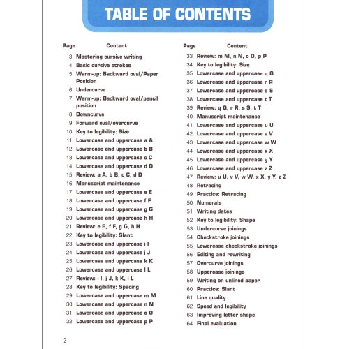 Essential Learning Products Zaner-Bloser Simplified Method Handwriting Skills Grade 5 Mastering Cursive (0229)