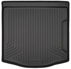 husky liners | weatherbeater series | trunk liner - black | 43021 | fits 2012-2018 ford focus s/se/titanium sedan 1 pcs