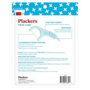 Plackers Twin-Line® Flossers for Dental Professionals