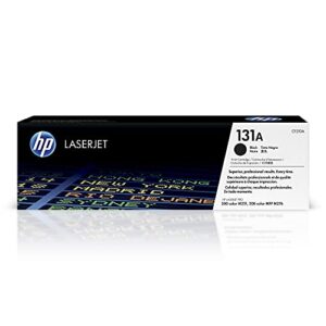 hp 131a black toner cartridge | works with hp laserjet pro 200 color m251 series, hp laserjet pro 200 color mfp m276 series | cf210a