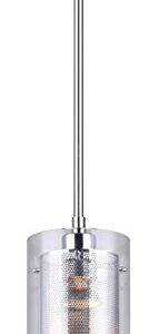 Canarm IST184B01CH10 Rohe 1-Light Pendant, Chrome