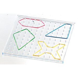 Single-Sided 11 x 11 Pin Geoboard Classroom Basics Kit