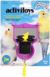 jw pet company activitoys magic hat bird toy