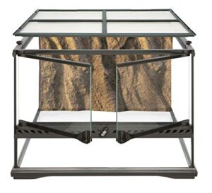 exo terra short all glass terrarium, 18 by 18 by 12-inch