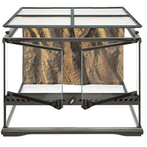 Exo Terra Short All Glass Terrarium, 18 by 18 by 12-Inch