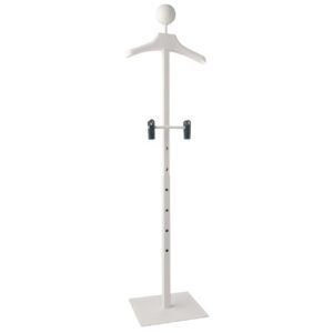 econoco children's floor standing costumer with hanger, white