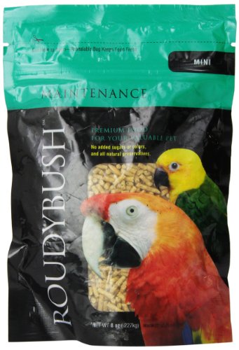 RoudyBush Daily Maintenance Bird Food, Mini, 8-Ounce