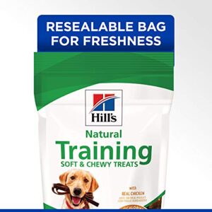 Hill's Natural Dog Treats Chicken Training Treats, Healthy Dog Snacks, 3 oz. Bag