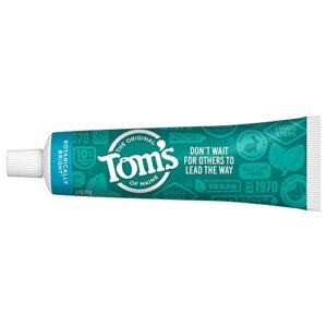 Tom's of Maine, Botanically Bright SLS and Fluoride-Free Toothpaste - Spearmint, 4.7 Ounce