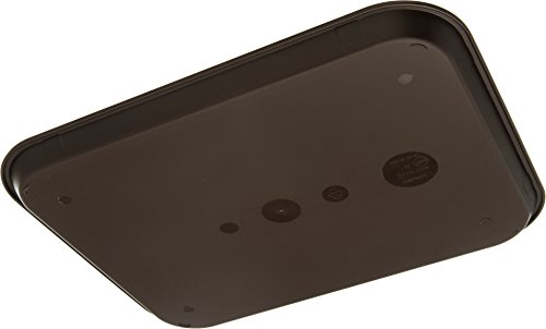 Carlisle FoodService Products Cafe Plastic Fast Food Tray, 14" x 18", Chocolate, (Pack of 12)