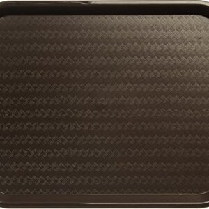 Carlisle FoodService Products Cafe Plastic Fast Food Tray, 14" x 18", Chocolate, (Pack of 12)