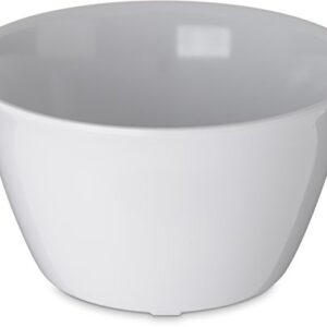 Carlisle FoodService Products 4354002 Dallas Ware Melamine Bouillon Cup, 8oz Capacity, 3.84" Diameter x 2.15" Depth, White (Case of 24)