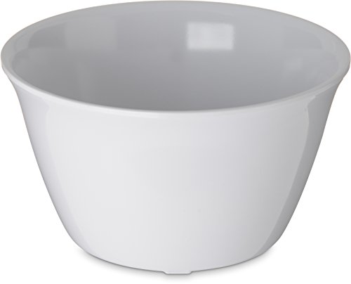 Carlisle FoodService Products 4354002 Dallas Ware Melamine Bouillon Cup, 8oz Capacity, 3.84" Diameter x 2.15" Depth, White (Case of 24)