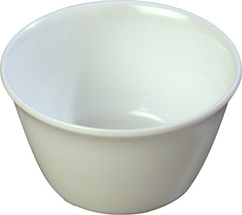 Carlisle FoodService Products 4354002 Dallas Ware Melamine Bouillon Cup, 8oz Capacity, 3.84" Diameter x 2.15" Depth, White (Case of 24)