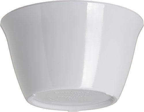 Carlisle FoodService Products 4354002 Dallas Ware Melamine Bouillon Cup, 8oz Capacity, 3.84" Diameter x 2.15" Depth, White (Case of 24)