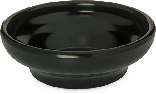 Carlisle FoodService Products 087503 Melamine Salsa Dish, 5 oz. Capacity, Black (Case of 48)