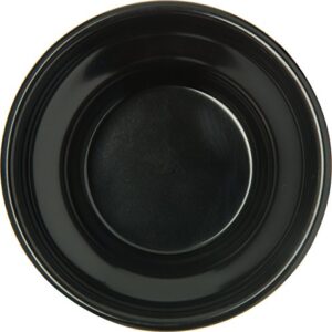 Carlisle FoodService Products 087503 Melamine Salsa Dish, 5 oz. Capacity, Black (Case of 48)