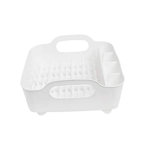 tub dish rack white