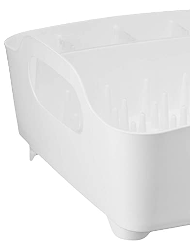 tub dish rack white