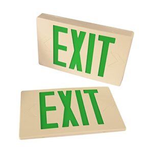 eTopLighting LED Exit Sign Emergency Light Lighting Emergency LED Light/Battery Back-up/Green Letter, AGG898