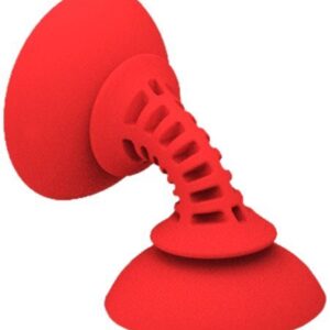 STKR Concepts Simple Sucker - Flexible Smartphone Mount - Red