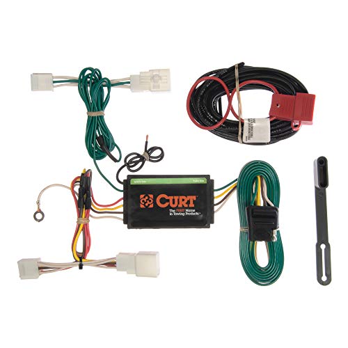 CURT 56142 Vehicle-Side Custom 4-Pin Trailer Wiring Harness, Fits Select Lexus IS F, IS200t, IS250, IS300, IS350