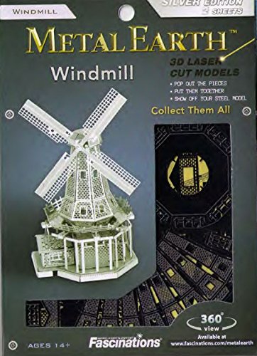 Metal Earth Windmill 3D Metal Model Kit Fascinations