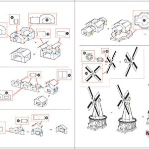 Metal Earth Windmill 3D Metal Model Kit Fascinations