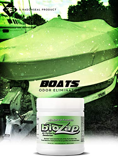 BioZap Air Purifier & Deodorizer 2-Pack | Pharmaceutical-Grade Australian Tea-Tree Oil | Naturally Cleans Odors | Basements, Crawlspaces, Boats, Gyms & More | Natural Scent