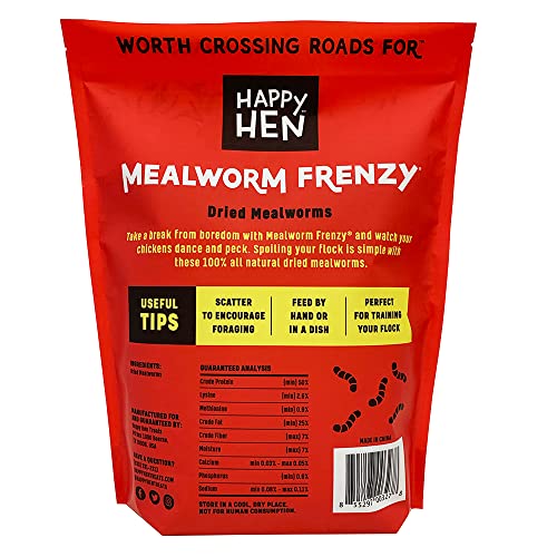 Happy Hen Treats Mealworm Frenzy, 30-Ounce