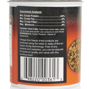 Omega One Freeze Dried Plankton, 0.85 oz x1